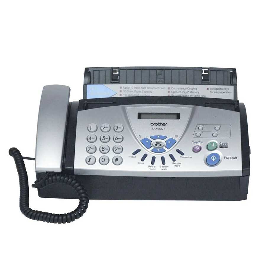 Brother FAX-827 Termal Transfer Faks Cihazı Elektronik Ekipmanlar ...