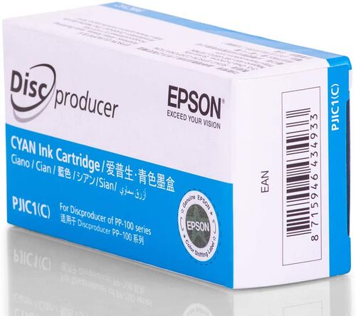 Epson C13S020447 PJIC1 Mavi Orjinal Kartuş - DiscProducer PP-100 ...