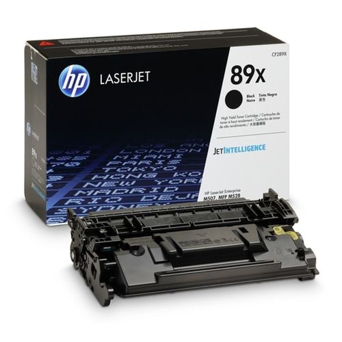 HP CF289X (89X) Orjinal Toner Yüksek Kapasite Laserjet Enterprise M507 ...