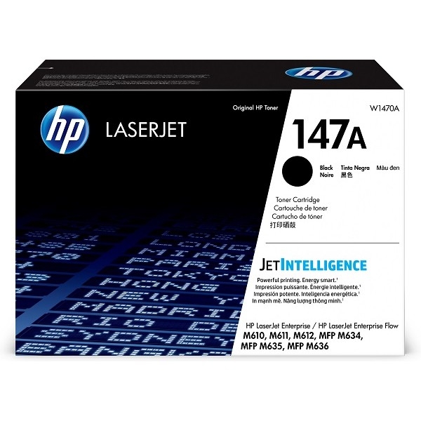 HP W1470A (147A) Siyah Orjinal Toner - LaserJet M610dn (T17204) HP Toner HP A Grade