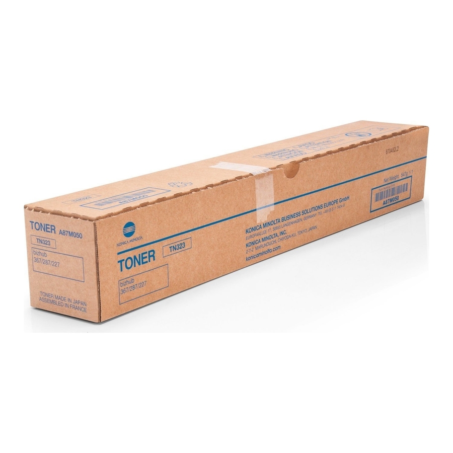 Konica Minolta TN-323BK (A87M050) Siyah Orjinal Toner - Bizhub 227e ...