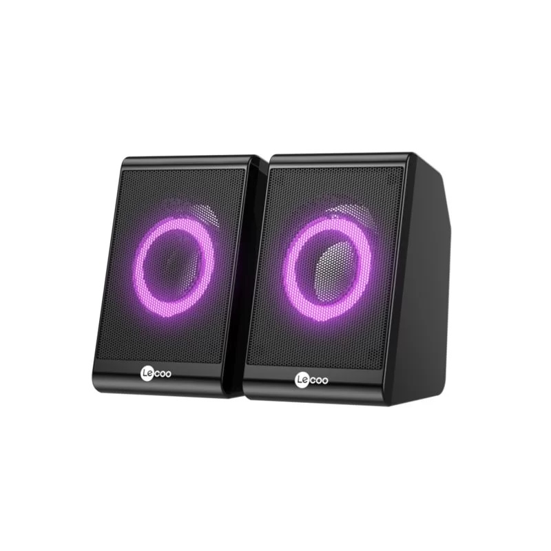 Lenovo Lecoo DS100 1+1 RGB Aydınlatmalı Kablolu Stereo 6W Soundbar Masaüstü Siyah Hoparlör ...