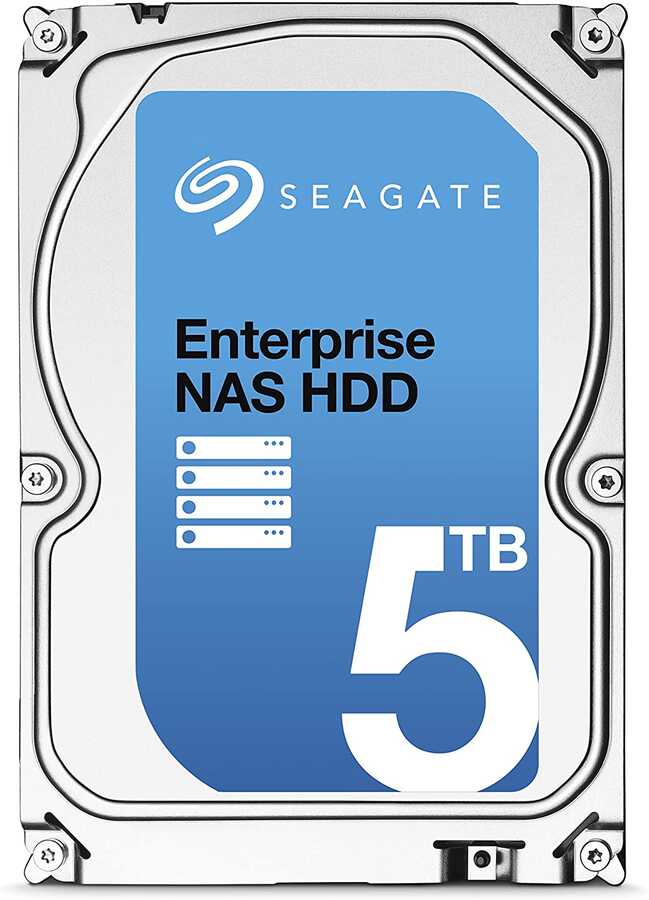 Seagate Enterprise NAS HDD 5TB 7200RPM SATA 6Gb/s 128Mb E-NAS Disk ...